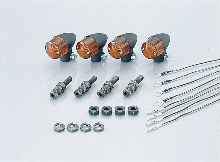 ■商品概要【タイプ】ロケット・ミニ／ブラック／アンバー【仕様】・ボルトオン・フロント／リヤ：12V-10Wシングル球【補修パーツ】・12V10W口金球(クリア)：806-0000100・12V10W口金球(アンバー)：806-0000110...