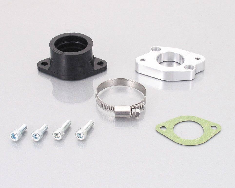■商品概要○インテークポート径 Φ26-対応●ケイヒンPWKΦ28Mキャブレター用●APE系エンジンとNSR50／80フレームの組み合わせに適合します。●キタコ社製ULTRA-SEシリンダーヘッド対応【キット内容】キャップボルト 6×15×...