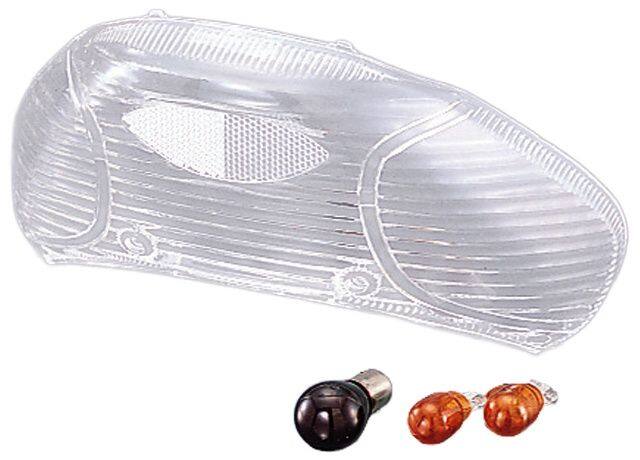 ■商品概要タイプ：クリアテールランプ／リヤウインカー一体型付属品：12V-10／5W赤色球、12V-10Wアンバー色ウェッジ球■詳細説明ノーマルのレンズを交換する、お手軽なドレスアップパーツです。レンズタイプにより、レンズに応じたバルブも一...