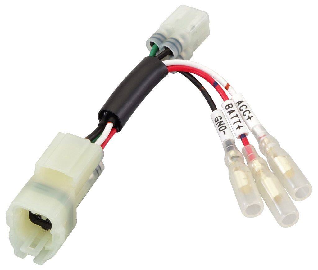 ■商品概要12V電源取り出し用ハーネス取り出し箇所：オプション4Pカプラーマークチューブ付 (キタコオリジナル)バッテリー(＋)電源付■詳細説明生活必需品のモバイル携帯等、充電に必要な電源確保にメーカー車種ごとに合わせた、指定のカプラーに割...