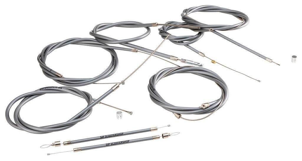 ■商品概要with PE Inliner sleevegreystainless steel cable2x gear，1x clutch，1x gas，2x choke，1x front brake withoutthreadedrod，...