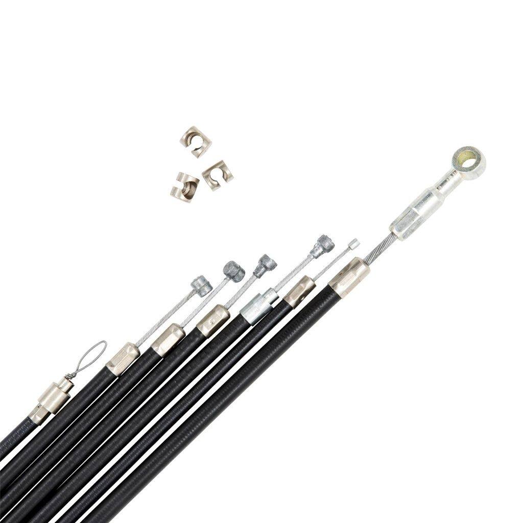 ■商品概要PTFE スリーブ付きブラックスチール、亜鉛メッキ2個ギア、1個クラッチ、1個スロットル、1個チョーク、1個フロントブレーキグレード1 - 完全補修用■詳細説明ケーブルは最も重要なスペアパーツの 1 つです。スクーターにスペア セ...