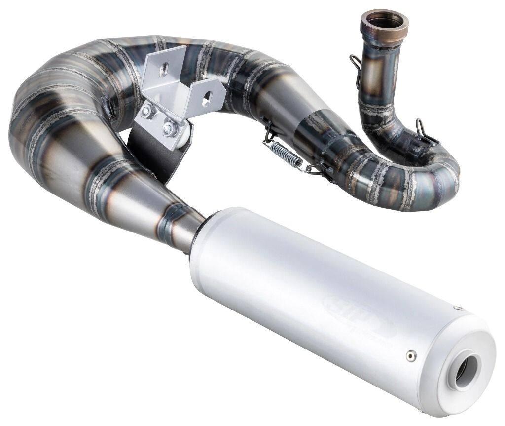 ■商品概要Exhaust type：Reso exhaustEngine type：80-150cc，Largeframesteelclear coatedaluminium silencercolor silencer：silverwit...