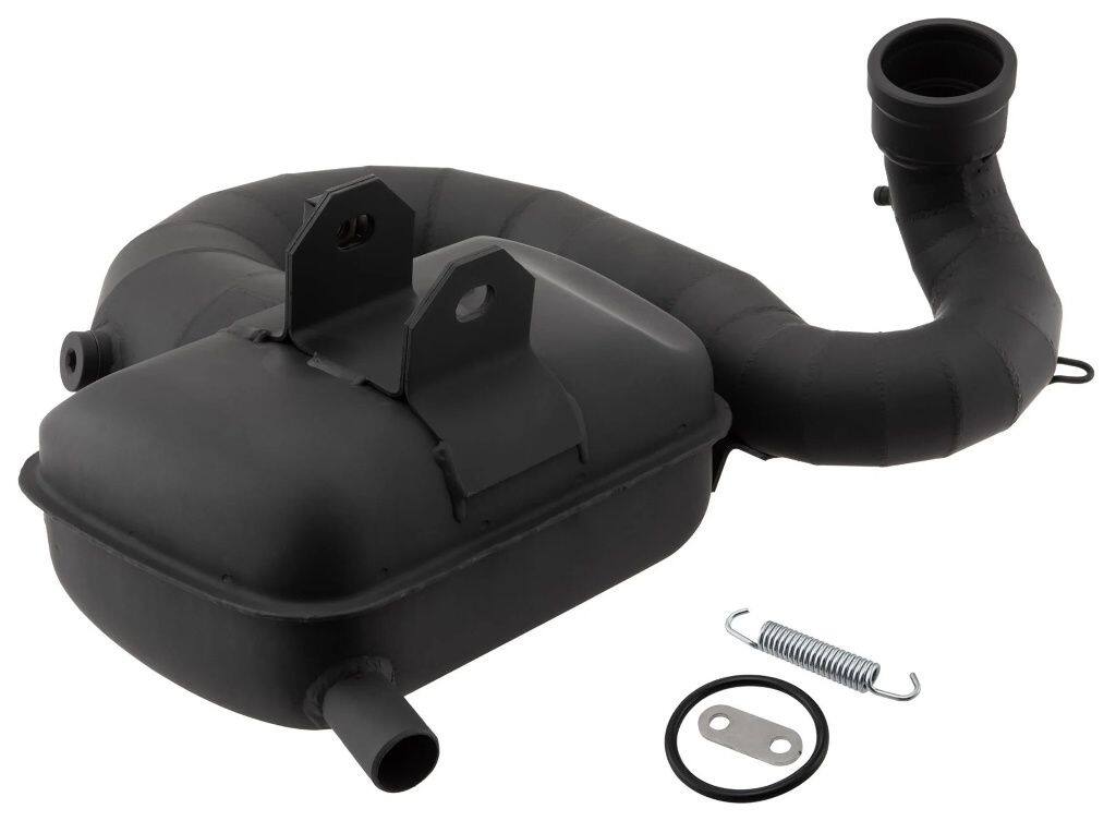 ■商品概要Exhaust type：Box exhaustEngine type：200cc，LargeframeSteelblackwith lambda and EGT connectionfits wide tyrehomologat...