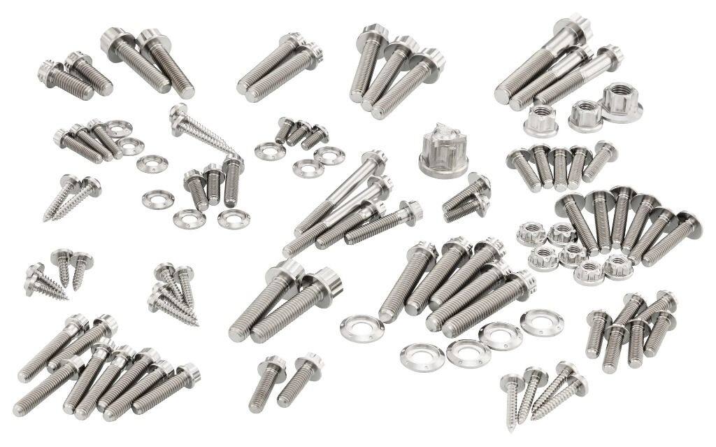 ■商品概要titaniumsilver anodized101-piece■詳細説明Screw kit for complete conversion to titanium screwsCustomizing knows no limit...