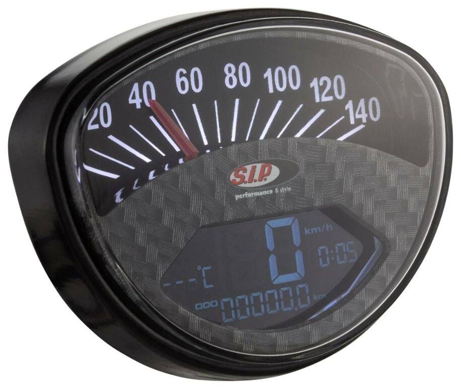 ■商品概要for Vespa 50 SS／90 SS／125／PV／ET3／GTR／TS／Super／150SprintV／Super／Rally- 140 (km/h/mph) ／ 14.000 (Umin／rpm)face：carbon...