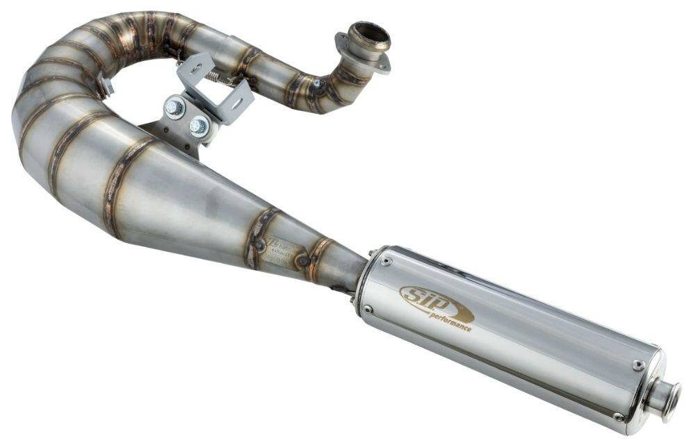 ■商品概要for Vespa T5Exhaust type：Reso exhaustEngine type：125cc，T5stainless steelunpaintedstainless steel silencercolor sile...