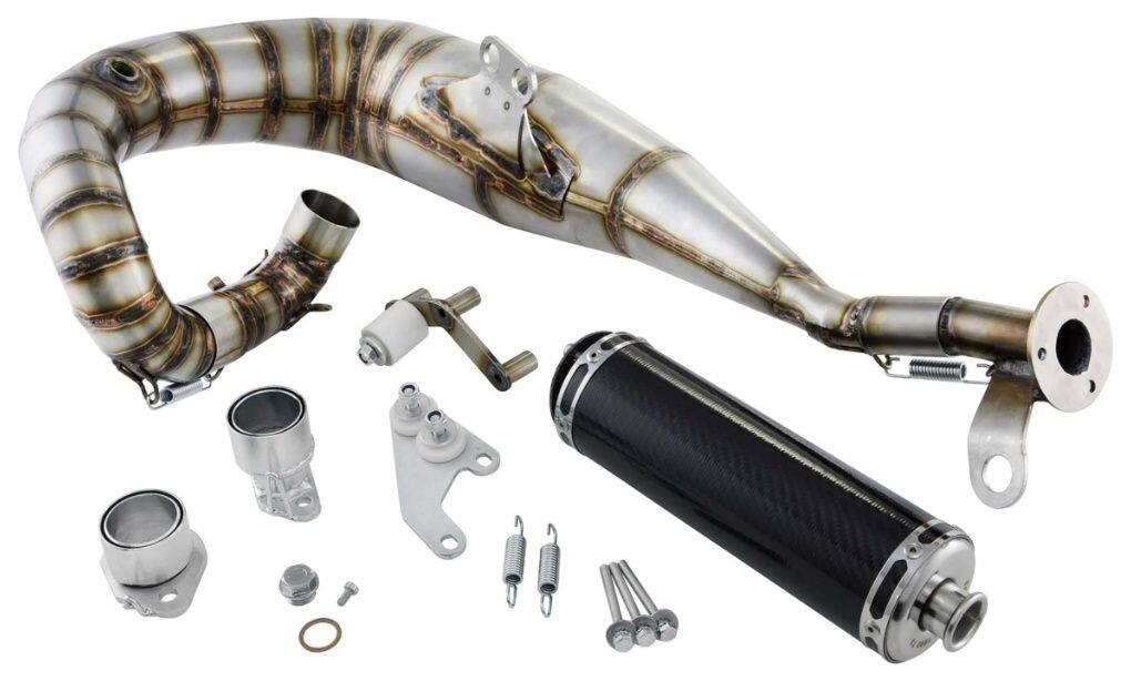 ■商品概要for Lambretta 125 LI／LIS／DL／GP／150 LI／LIS／SX／DL／GP／175 TV2°-3°／200TV／SX／DL／GPExhaust type：Reso exhauststainless ste...