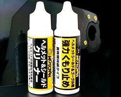 ■商品概要容量：各35ml■詳細説明いつも持ち歩きたいヘルメットの必需品。『ヘルメット＆シールドクリーナー』■用途：○ヘルメット本体の塗装面、シールド、ゴーグルの汚れ落し用■使用方法：○布に取り、軽く擦って下さい。○乾拭きして下さい。『強力...
