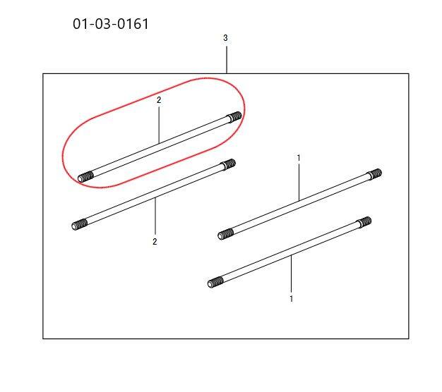 ■商品概要【画像内番号】2入数：1サイズ：142mm対象商品品番：01-03-0161/01-06-0047■注意点※該当商品は画像赤枠内です。※ロットによっては、価格変更前の旧価格・旧JANコードでのラベルでお届けになる場合がございます。...