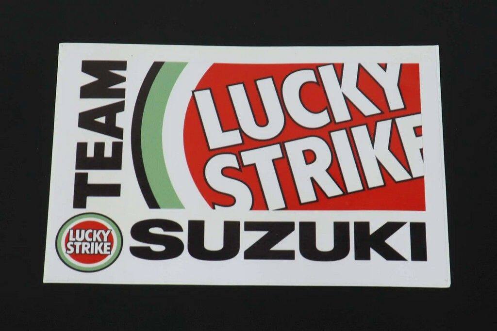 ■詳細説明Decal， Team Suzuki Lucky Strike， Square， (13.50cm)Reproduction Team Suzuki Lucky Strike decal， used on theSideFairi...