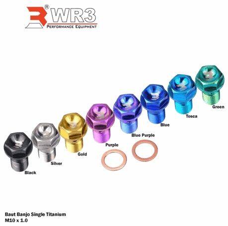 ■商品概要※WR3 Single Banjo Bolt M10×1.0 Fine Thread Titanium is designedonlyfor Brembo master cylinders and calipers.Materia...