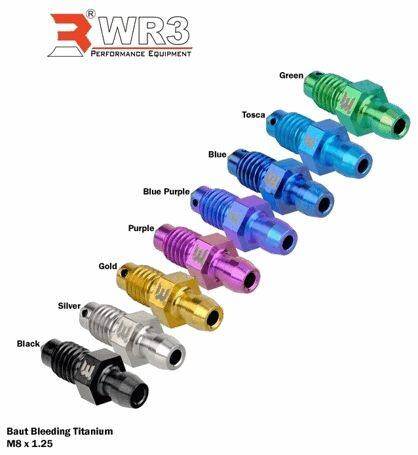 ■商品概要※WR3 Bleeding Bolt M8×1.25 is designed only for Bremboradialcalipers and standard big bike master cylindersMaterial...