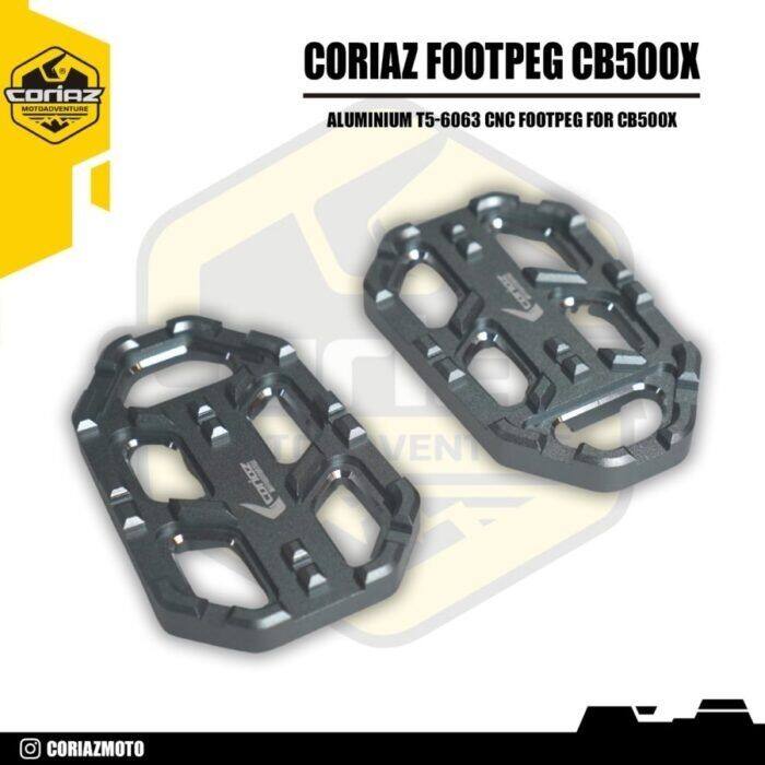 ■商品概要仕様：- アルミニウム6063- Coriaz Moto 自動車標準規格で製造購入パッケージで得られるものは次のとおりです。- Coriaz フットペグオフロード 2個- ボルト4本対応車種：ホンダ CB500X / CB500F...