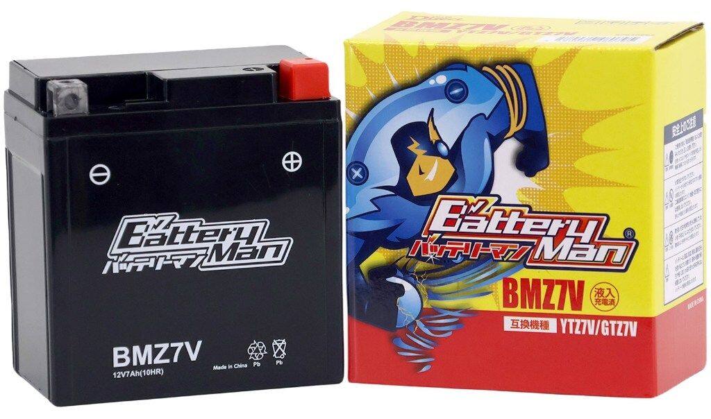 ■商品概要メーカー品番：BMZ7V電解液：液入MFタイプ電圧(V)：12Vバッテリー規格：Z7V寸法(長さ×幅×高さ)(±2mm) 113×70×120仕様：10時間率 容量(Ah)：7.0互換品番：PSZ7V、YTZ7V、GTZ7V■詳細...