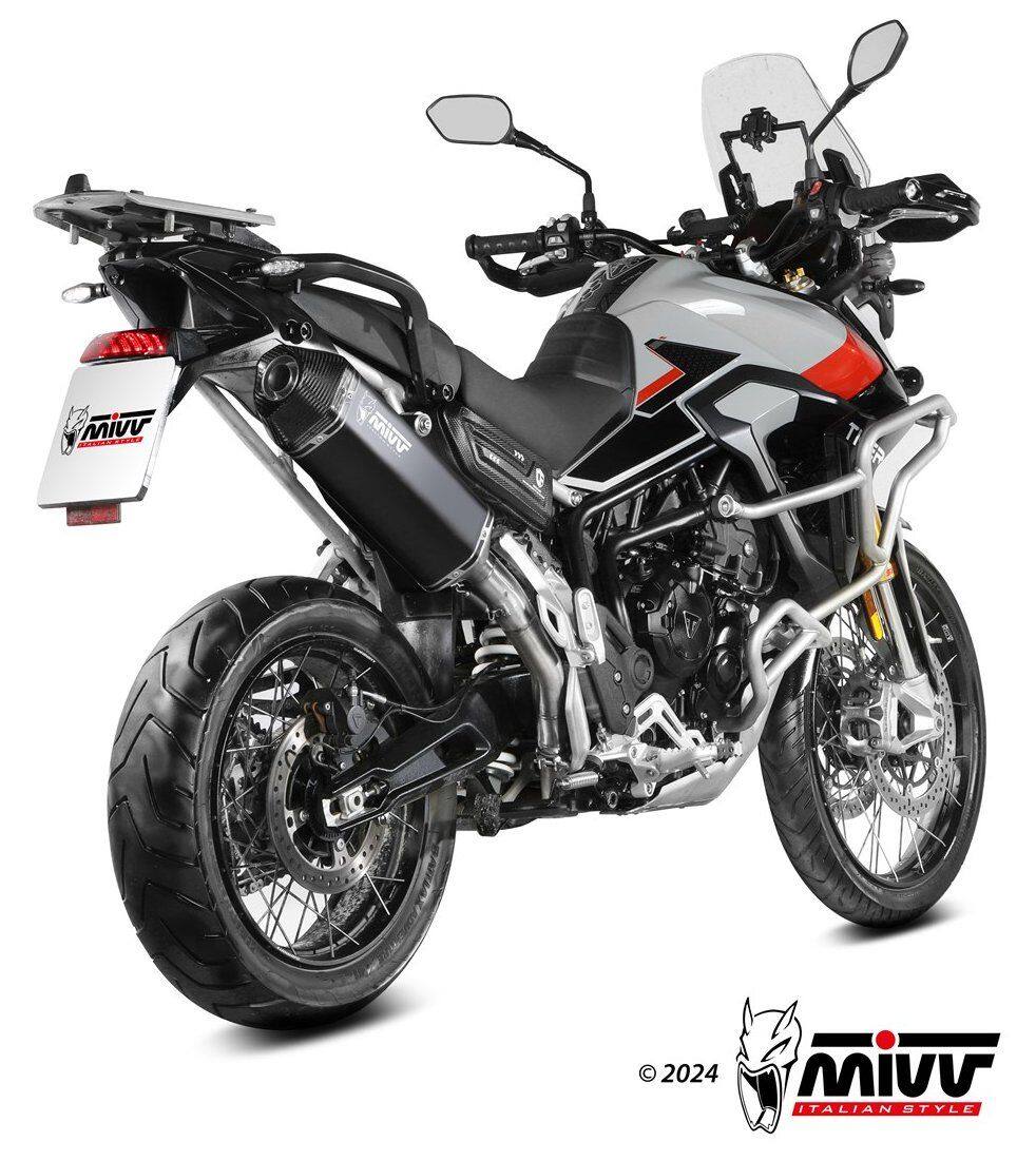 ■商品概要ブラックステンレス■詳細説明Mivvのスリップオンマフラーは、バイクのルックス、サウンド、そして性能を向上させるよう設計されています。そのデザインには細部まで徹底したこだわりが注がれており、バイクの見た目で個性を主張したいと願うラ...