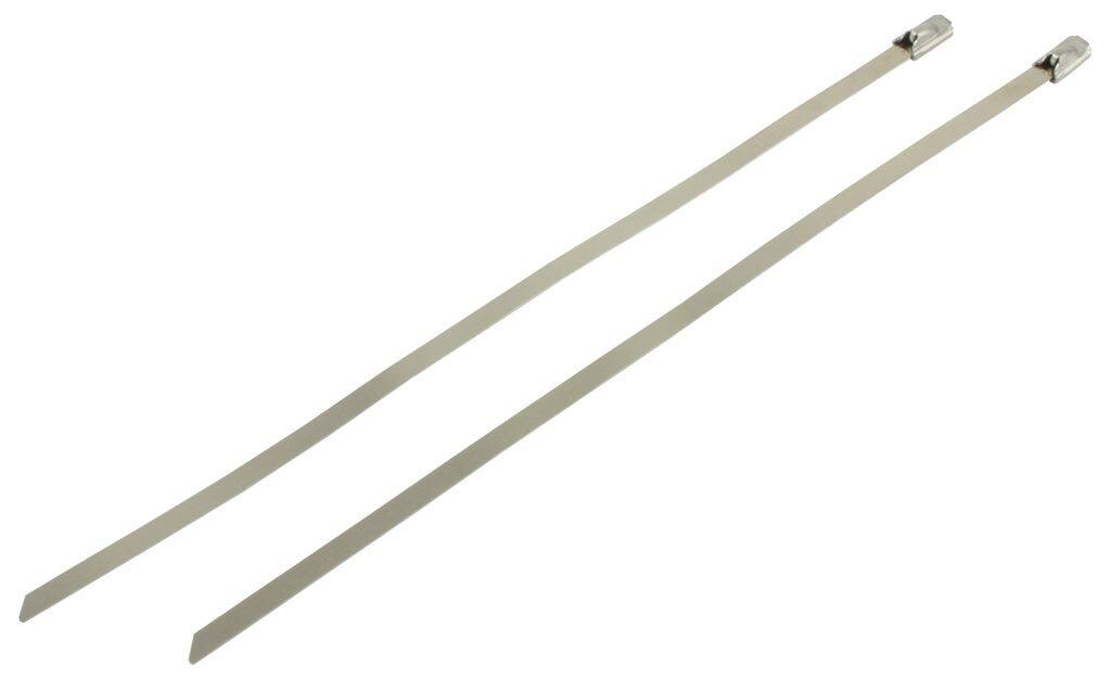 ■商品概要◆ステンレス製◆サイズ：204mm×4.6mm◆2本入り◆Made in USA■詳細説明マフラー等の高温部に使用できます。一度締めると緩みませんので取り外す場合は切断となります。■注意点※メーカー都合により商品の仕様変更がある場...