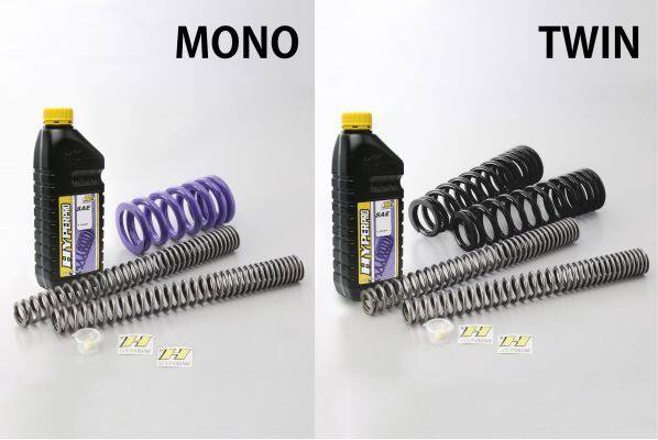 ■商品概要【リアスプリングの色について】・モノショック用...パープル・ツインショック用...ブラック■詳細説明フロントスプリングとリアスプリングのセット。それぞれ単品で購入するよりも少しお得にHYPERPROの性能を楽しめます。ハイパープ...
