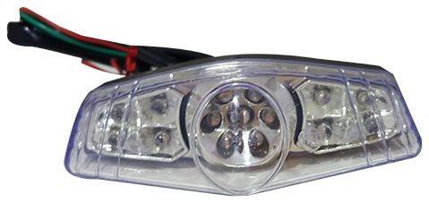 ■商品概要タイプ：LEDカラー：ブラック／クリアメーカー品番：SLJ-GZWD-003材質：本体：プラスチックレンズ：プラスチック・仕様発光カラー：赤テール部分：11×10cmレンズカラー：クリアLED※汎用品なので、車種によっては取付に加...