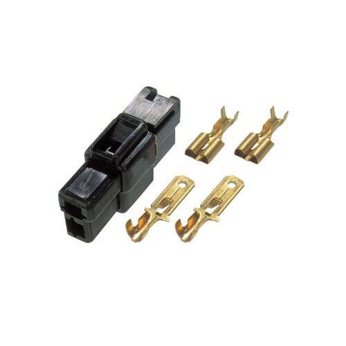 ■商品概要ロック式 250型ロック機能付適合コード：AV(S)0.50-2.00sq使用可能電力：DC12V200W以下／DC24V400W以下端子規格：250型1128カプラー用端子セット(別売)が使用可能入数：3セット■詳細説明配線コー...