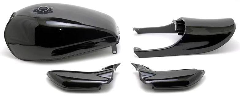 ■商品概要Z2キャップ仕様参考取り付け時間：1.0h《セット内容》■Z2タイプスチールタンク(Z2キャップ仕様)■サイドカバー左右(ABS製)■テールカウル 引き出しトレイ付き(ABS製)■Z2タンクキャップASSY■注意点※一部、レギュレ...
