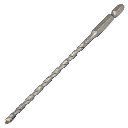 ■商品概要【素材／材質】・刃先：超硬チップ【商品仕様】サイズ：5.3mm6.35mm六角軸全長：150mm有効長：100mm適合機種：回転ドリル・充電ドリル・インパクトドライバー適応材：(回転ドリル使用時)ブロックレンガ○・モルタル◎・AL...