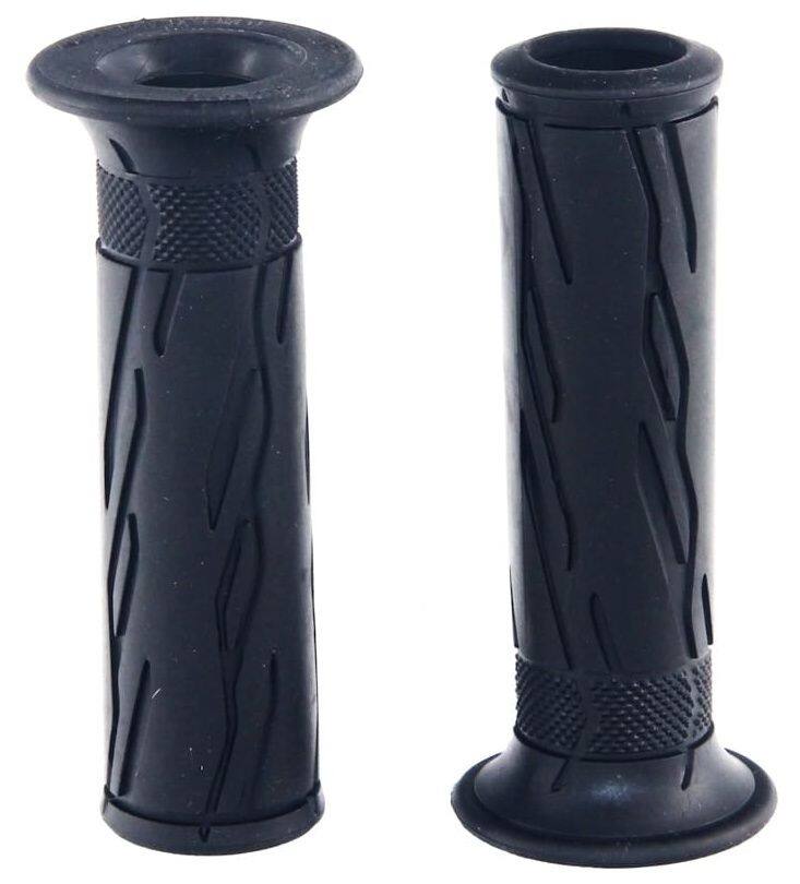 ■商品概要タイプ：OEM-RR GRIPS色[カラー]：ブラック材質[素材]：Super Soft(高柔軟性エラストマー)仕様：貫通(エンド穴あき)内容量[数量]：左右セット内径：Φ22/24mm長さ：120mm■詳細説明商品の性質上、表記...