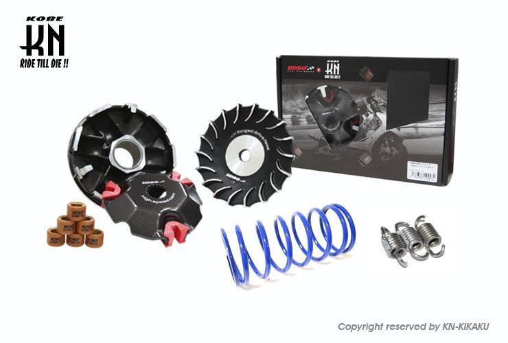 ■商品概要【付属品】・ハイスピードプーリー・専用ランププレート・スライドピース・ドライブフェイス・ウエイトローラー 20×15 15g 6個・センタースプリング・クラッチウィナースプリング・強化センタースプリング■詳細説明駆動系をバランスよ...