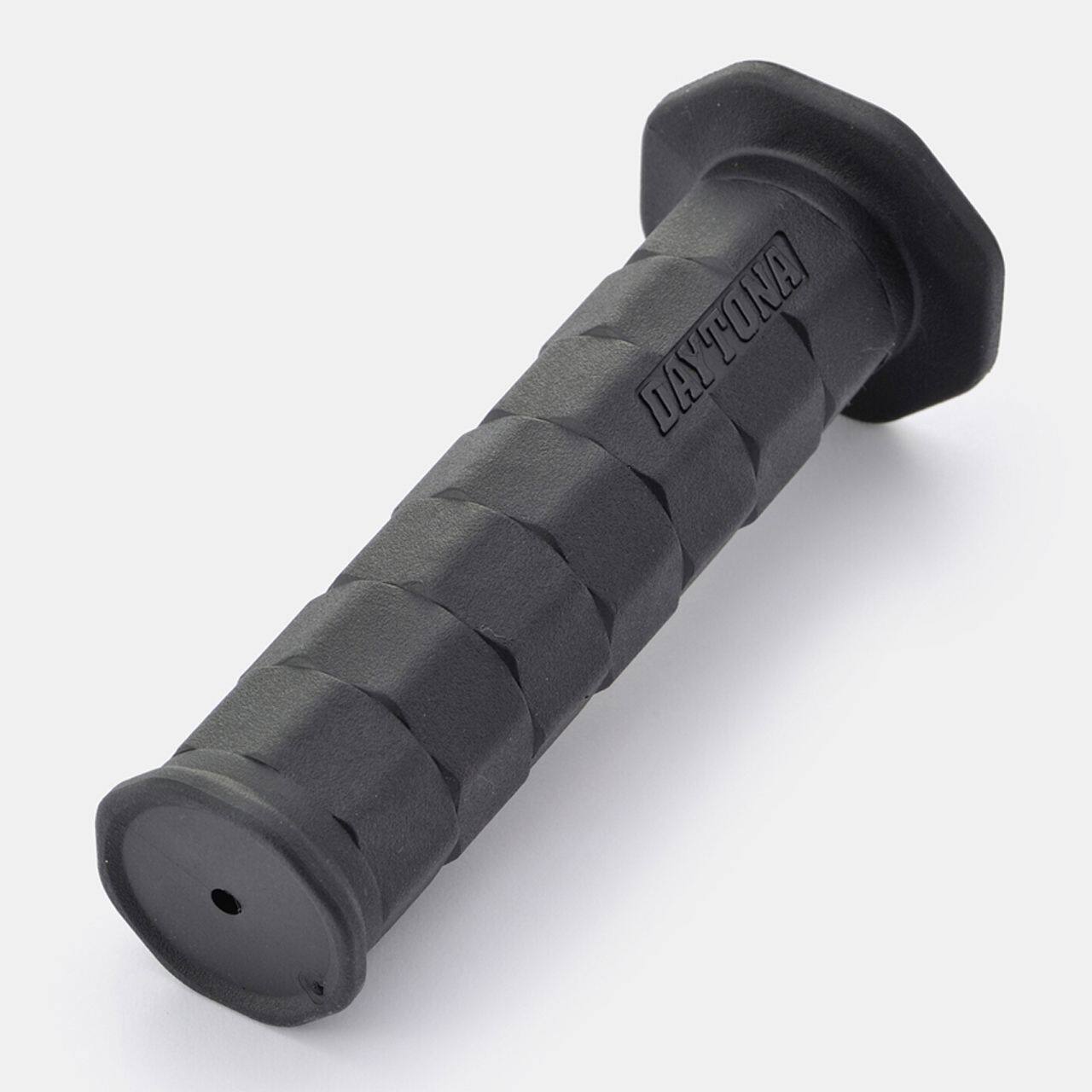 ■商品概要全長：125mm対応ハンドル径：Φ25.4エンド非貫通■詳細説明滑らないから疲れにくい。エルゴノミクス(人間工学)デザインを採り入れたデイトナオリジナルグリップ。グリップ力に優れるやわらかな素材を外側、硬めの素材を内側に組み合わせ...