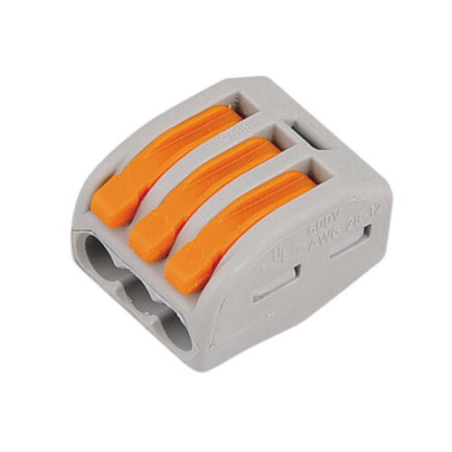 ■商品概要適合コード：AV(S)0.08-2.0sq対応使用可能電力：DC12V200W以下／DC24V400W以下入数：2個■詳細説明カンタン接続・分岐コネクター。配線の被覆をむくだけで接続・分岐ができる。10mmの簡易メジャー付。