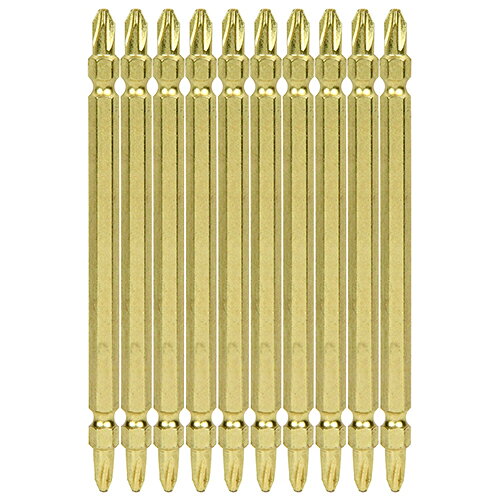 ■商品概要【素材／材質】・特殊鋼【商品仕様】サイズ：+No.2全長：110mm10本入【規格】SGS10-110■詳細説明刃先特殊形状なのでどんなビスにも食い付きがよく、カムアウトしにくい先端です。【用途】ビスやネジの締付け作業に使用。【商...