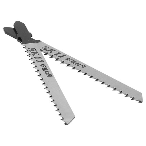 ■商品概要【素材／材質】・SKH(ハイス鋼)【商品仕様】2枚入全長：100mm山数(インチ当り)：13切断能力：新建材ベークライト：2.0-10mm・塩化ビニール：3.0-20mm【規格】B105 2PCS■詳細説明ジグソー用交換ブレードで...