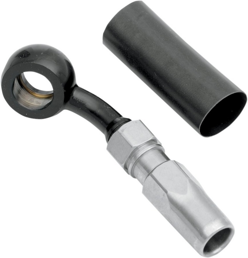 ■商品概要ABS：-角度：35度認証：DOTカラー：ブラック仕上げ：クローム、ポリッシュU.S.A.製：○素材：ステンレスモデル：BYO?パッケージング：1個サイズ：10mm、3／8”専用設計：-スタイル：汎用タイプ：バンジョーフィッティン...