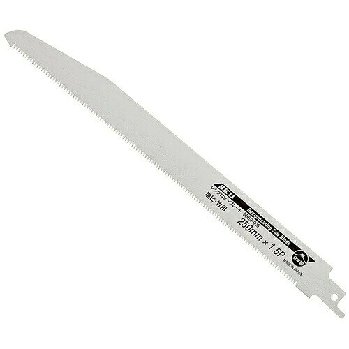 ■商品概要【素材／材質】・特殊鋼(SK5)【商品仕様】刃渡り：210mm全長：250mm板厚：0.6mmピッチ：1.5mm江戸目【規格】SRSB-006■詳細説明刃先衝撃焼入れで耐久性もあり、高速切断を実現しました。【用途】塩ビパイプの切断...