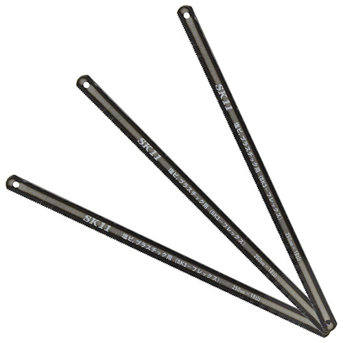 ■商品概要【素材／材質】・SK-3【商品仕様】適合サイズ：250mm刃数：18山入数：3枚刃厚：0.64mm幅：12mm【規格】NO.5 SK-3F 3マイ■詳細説明塩ビやプラスチックなどの切断に最適です。【用途】塩ビ・プラスチックなどの切...