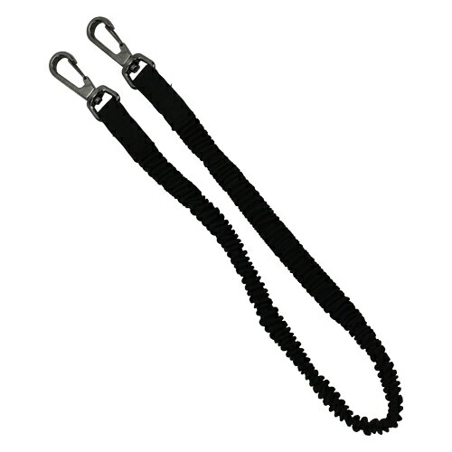 ■商品概要【素材／材質】・ロープ：ポリエステル・金具：亜鉛鋳物【商品仕様】使用荷重：3kg以下色：ブラック自然長：730mm最大伸長：1450mm【規格】SSC-3NBKブラック■詳細説明からみにくい布製です。【用途】工具などの落下・紛失防...