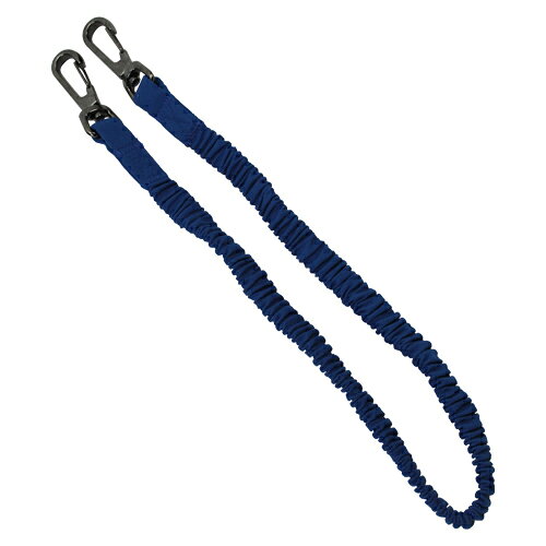 ■商品概要【素材／材質】・ロープ：ポリエステル・金具：亜鉛鋳物【商品仕様】使用荷重：3kg以下色：ブルー自然長：730mm最大伸長：1450mm【規格】SSC-3NBLブルー■詳細説明からみにくい布製です。【用途】工具などの落下・紛失防止。...