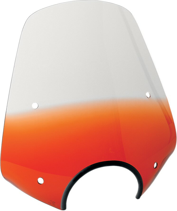 ■商品概要カラー：グラデーションバーントオレンジ高さ：15”U.S.A.製：○素材：LUCITE＆reg;モデル：DEL RIO専用設計：○スタイル：スポーツシールドタイプ：ウインドシールド幅：19”COLOR：Gradient Burnt...