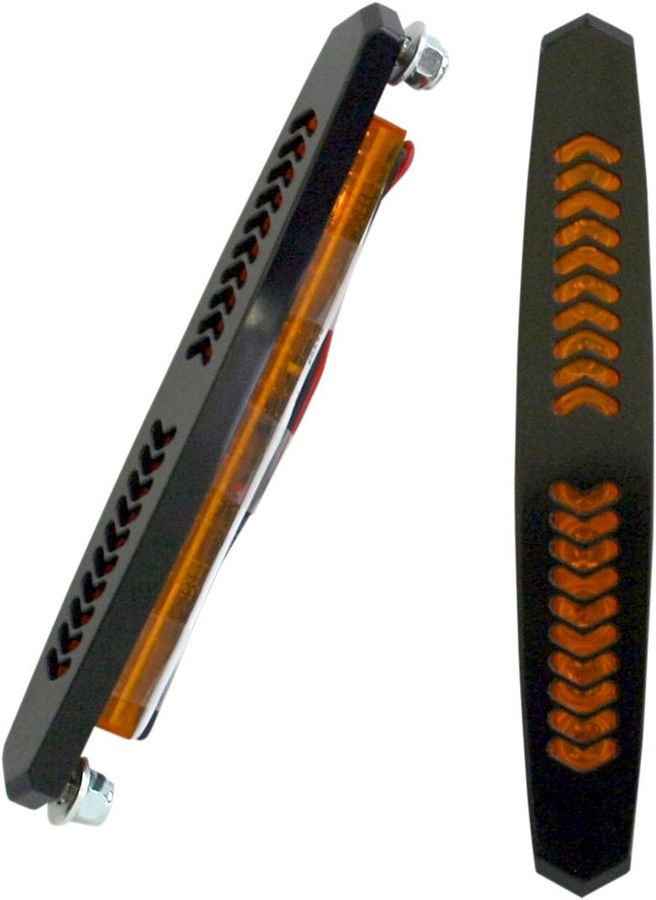 ■商品概要バルブカラー：アムバーバルブスタイル：LEDカラー：ブラック寸法：7 1/2”L x 1 3/16”W仕上げ：アルマイト機能：デュアルレンズ：アムバーライト：○U.S.A製：○素材：アルミバルブ数：20パッケージング：ペアポジショ...