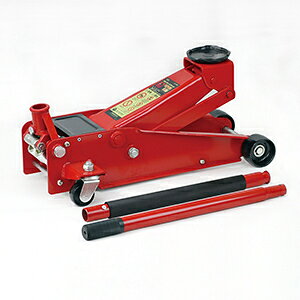 ■商品概要最大荷重：3トン揚幅：133mm-465mm質量：30.7kgサイズ：344(W)×682(L)×215(H)mm■詳細説明■ツインピストンで作業が早い！スピードリフト機構■軽自動車からRV車まで幅広く対応！
