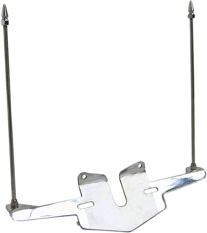 ■商品概要カラー：ナチュラル仕上げ：クローム、ポリッシュU.S.A.製：○素材：ステンレスパッケージング：1個ポジション：リア専用設計：○スタイル：ノンフォールディング式タイプ：ナンバープレートフラグマウントCOLOR：NaturalFIN...