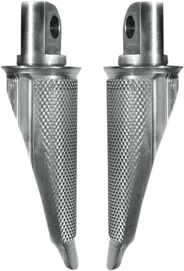 ■商品概要アジャスタブル：○カラー：ナチュラル仕上げ：加工フォールディング：○U.S.A.製：○素材：アルミモデル：SPEEDPEGS取り付け：オス式パッケージング：ペアポジション：フロント、リア専用設計：-スタイル：カスタムパーツタイプ：...