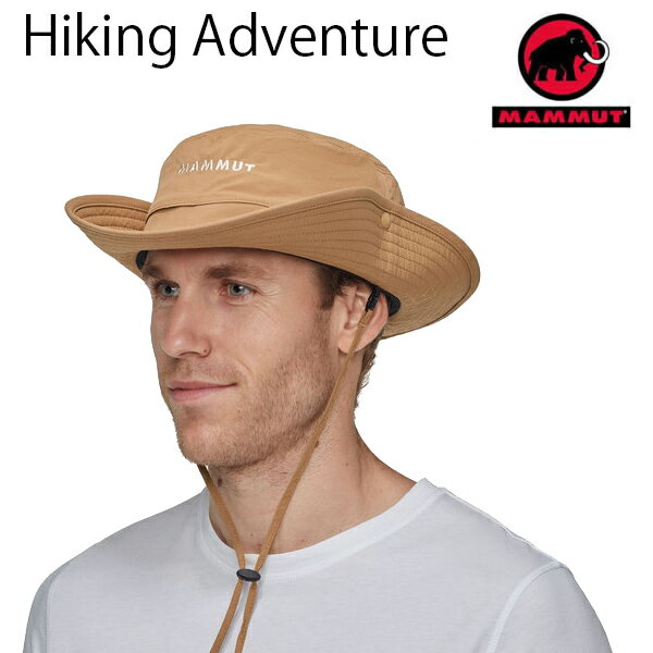 MAMMUT HAT マムート　撥水ハット 夏のハイキングに活躍するツバが長めなアドベンチャーハットです。 表地はPFCfree 撥水加工が施されて軽い雨にも対応でき、紫外線からのプロテクションにもなります。全方向に施されたメッシュ・ベンチ...