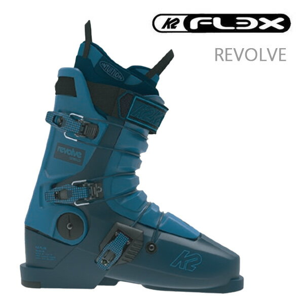 K2 FLEX ケーツー スキーブーツ 日本正規品 REVOLVE リボルブ all-gender / freestyle パーク、モーグル、エアリアルなど、 アグレッシブなスキーの上達を目指す人に最適なスキーブーツだ。 FEATURES ...