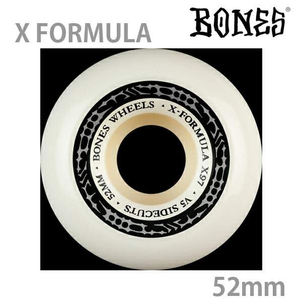 BONES WHEELS ボーンズ ウィール 【内容量】4個1セット(スケートボード1台分)になります。 ハードウィール(4個セット)ホワイト エックスフォーミュラー X97 BONES WHEELS モデル：X-FORMULA X-NIN...