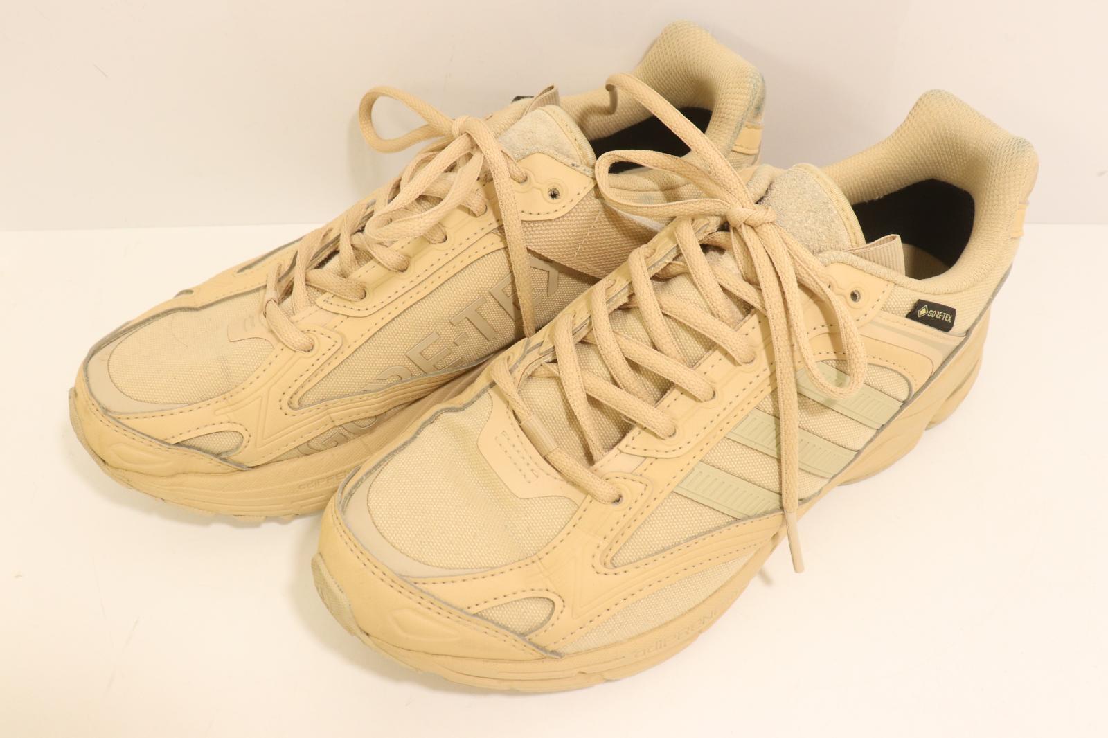 　商品状態説明 詳細説明 SPIRITAIN 2000 GTX adidas 26.5cm ベージュ 肌色 【状態ランク：C 使用感がありダメージが確認できる状態】 【状態備考】 両足アウトソール、ミッドソール、アッパー部分に汚れが多数見ら...