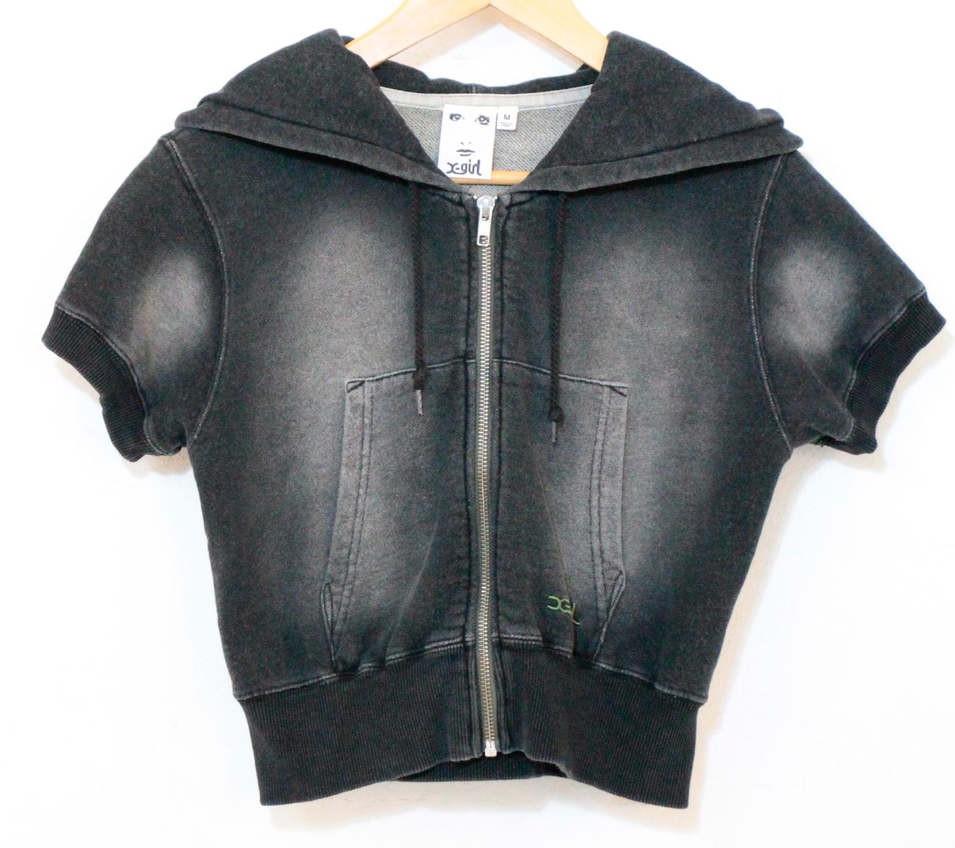 　商品状態説明 詳細説明 X-girl/FADED COMPACT S/S ZIP UP HOODIE/ジップパーカー/M/黒 ブラック/105252012002 【状態ランク：C 使用感がありダメージが確認できる状態】 【状態備考】 ・軽...