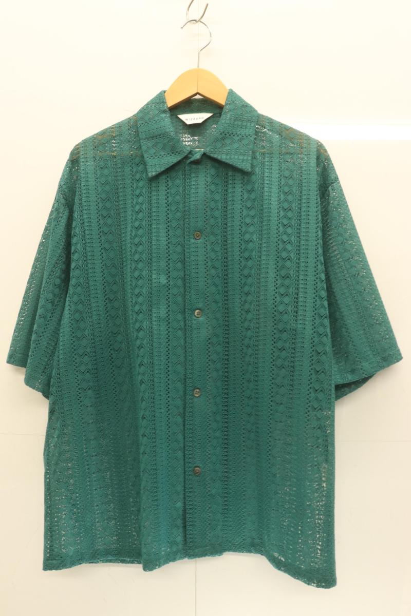 　商品状態説明 詳細説明 LACE SHIRT Wizzard 2 緑 グリーン レース 【状態ランク：C 使用感がありダメージが確認できる状態】 【状態備考】 前面右脇付近に糸のほつれが見られますが特に目立った汚れは見られませんでした。 ...