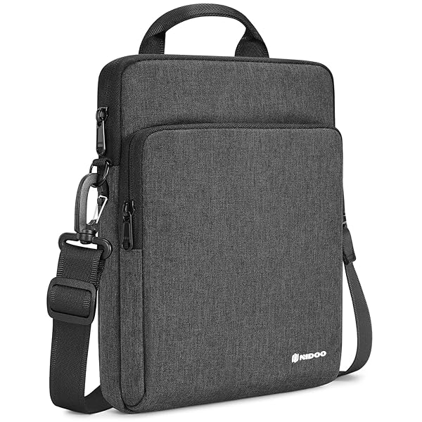 ダークグレー 14インチタブレットスリーブバッグ、Macbook Pro M4 M3 M2 MAX PRO、XPS 14、IdeaPad 3i、Surface Laptop Studio 2 保護バッグハンドバッグブランド色ダークグレーモデ...