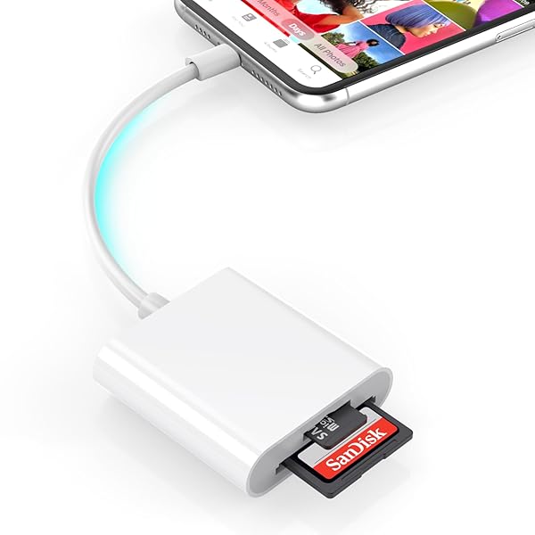 【2025新登場】 sdカードリーダー マイクロsdカードリーダー microsdカードリーダーメモリーカードリーダー スマホ カードリーダー スマホ転送 Phone/Pad用 高速双方向データ転送 設定不要 日本語取説付き iOS対応 写...